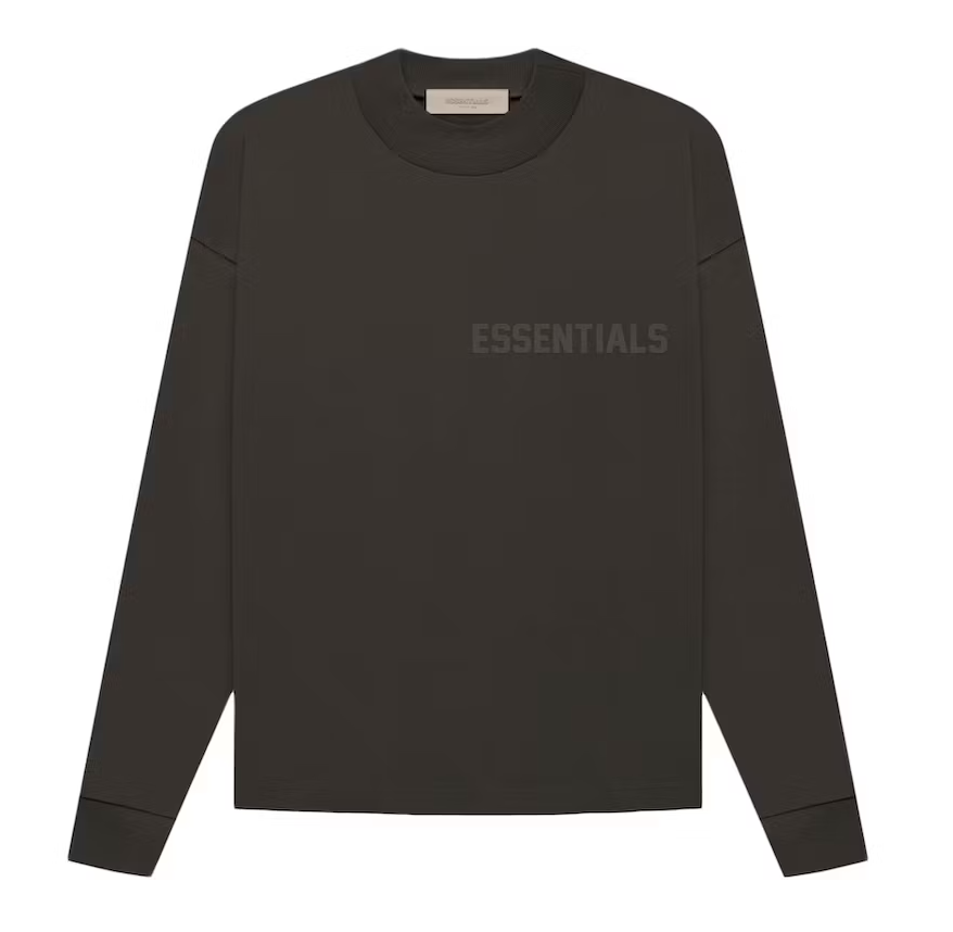 Fear of God Essentials L/S T-shirt Off Black – Luxemia