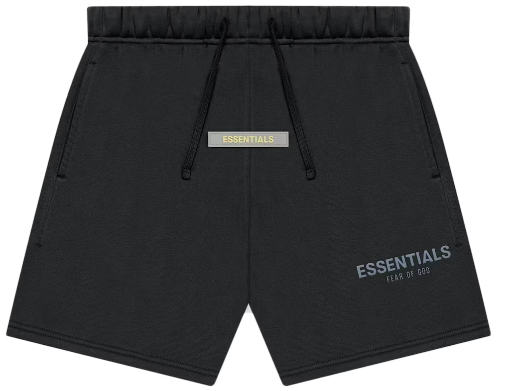 Fear of God Essentials Kids Shorts Black/Stretch Limo – Luxemia