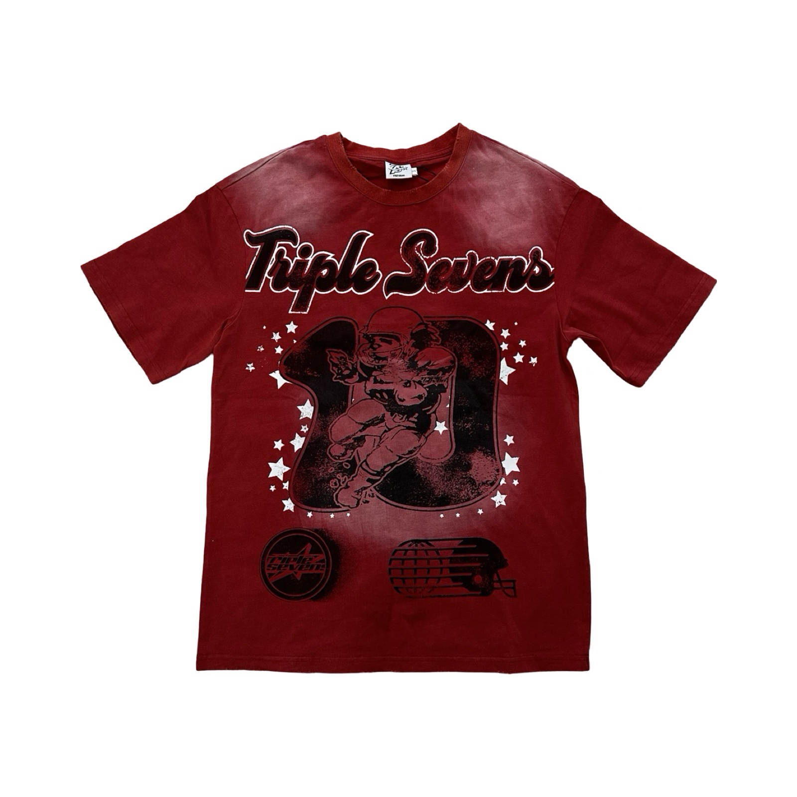 Triple Sevens All Star Red Tee – Luxemia
