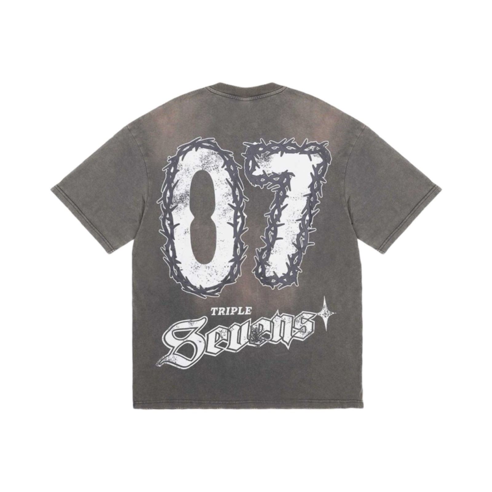Triple Sevens NY Jesus Grey Tee – Luxemia