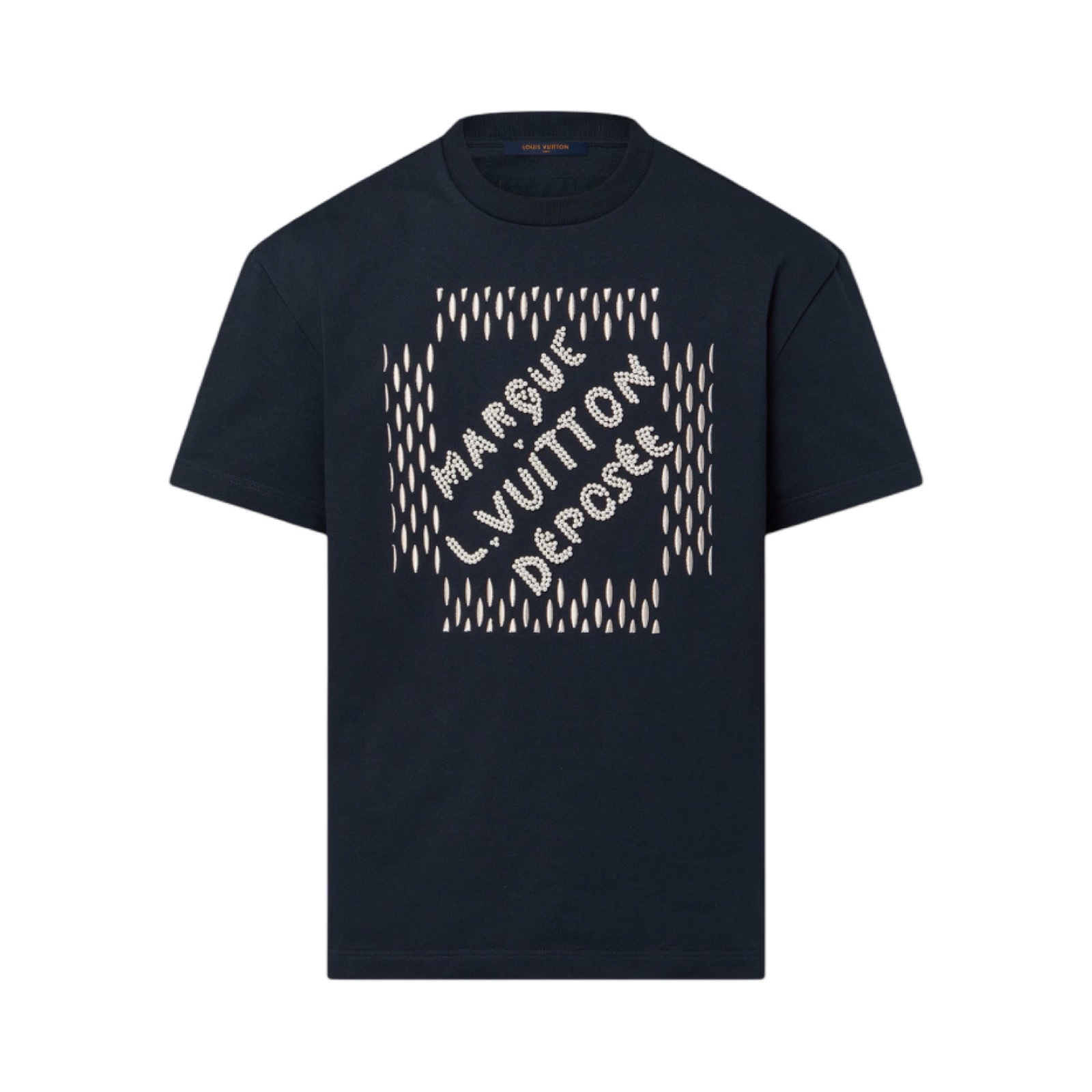 Louis Vuitton Embroidered Signature Cotton Tee – Luxemia
