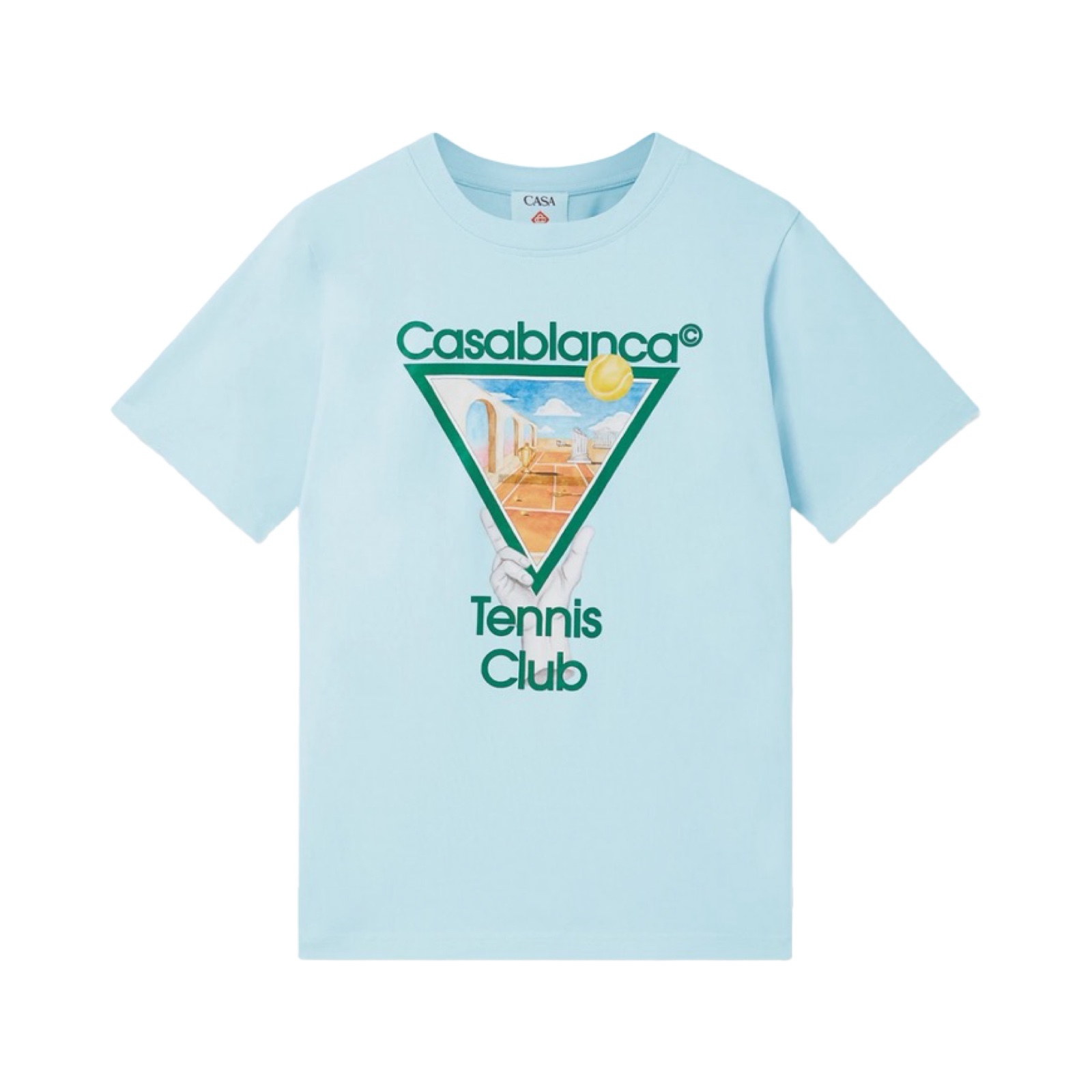 Casablanca Blue Metaphysical Tennis Icon Tee – Luxemia